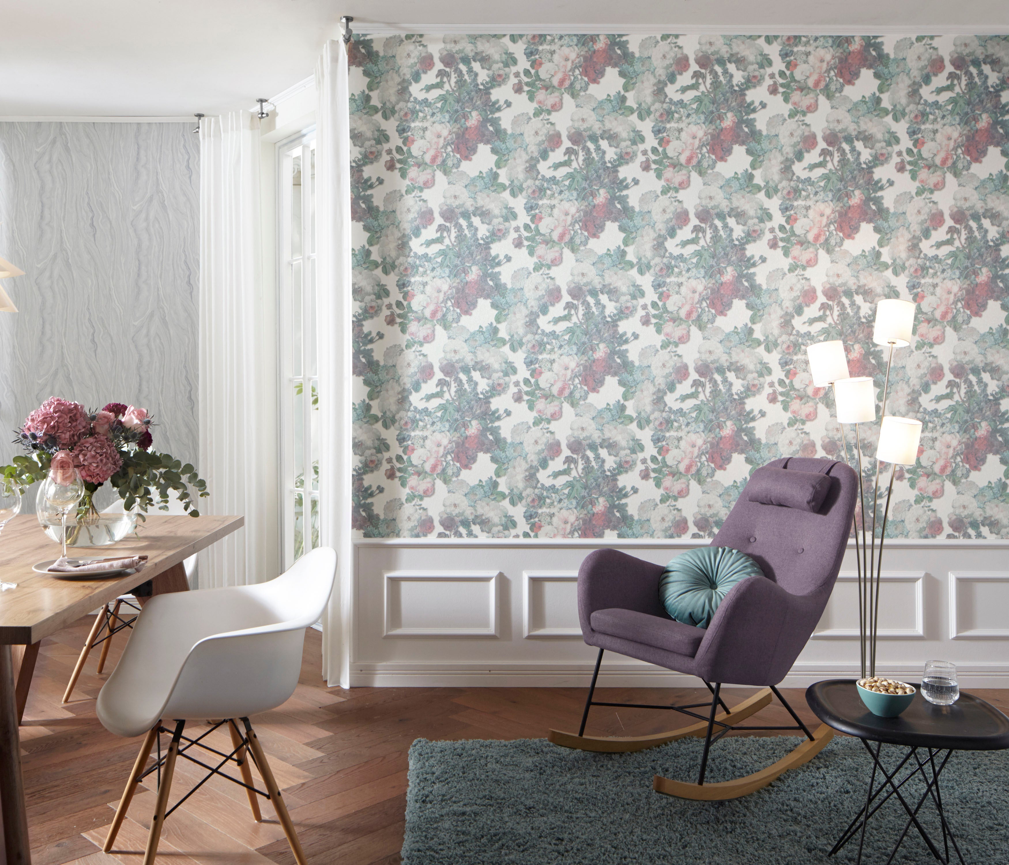 Papel Tapiz Floral – Ambientes Design